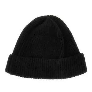 Prada Cashmere-blend Beanie Hat With Triangle Logo