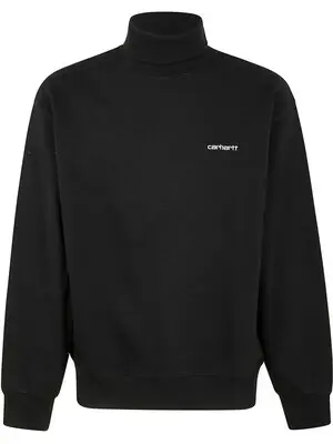 Carhartt Work In Progress Script Mockneck Sweat - Black