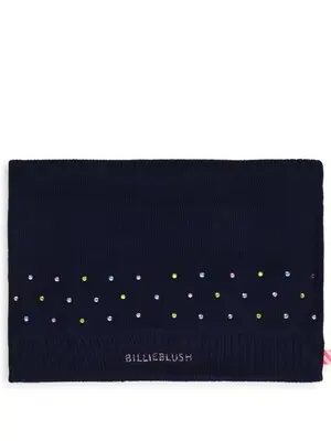 BILLIEBLUSH Scarf Colorful Bead Knit Hat