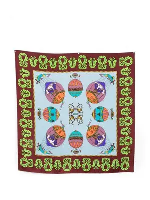 Essentiel Antwerp Scarf Printed "kontact - Green