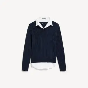 Balenciaga Hybrid Shirt And Knit Sweater