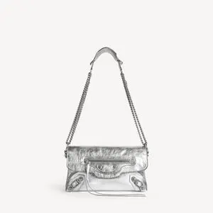 Balenciaga Le City Clutch With Chain