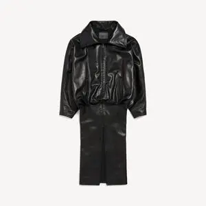 Balenciaga Smooth Light Lambskin Round Jacket