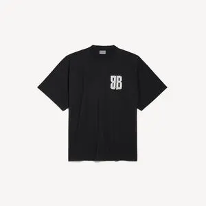 Balenciaga Glitter Tape Type Large Fit T-shirt