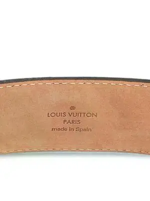 LOUIS VUITTON Monogram Initiales Belt