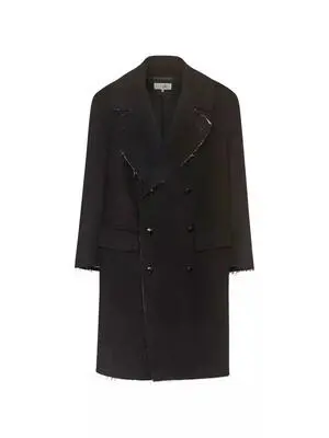 MAISON MARGIELA Raw-edge Wool Coat