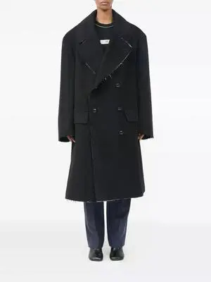 MAISON MARGIELA Raw-edge Wool Coat
