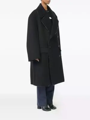 MAISON MARGIELA Raw-edge Wool Coat