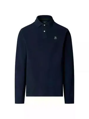 HACKETT LONDON Heritage Long-sleeve Polo Shirt - Blue