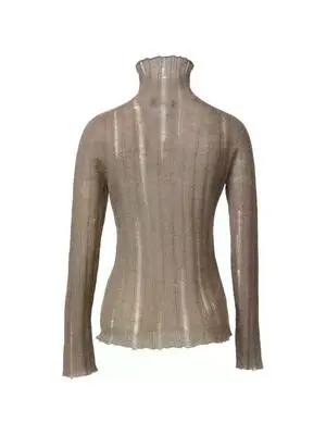 Fabiana Filippi Distressed Roll-neck Sweater