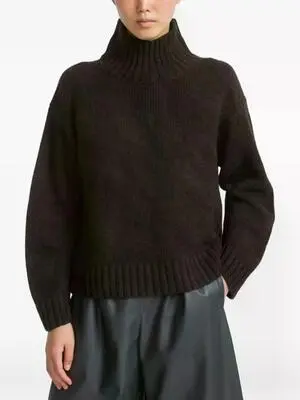 YVES SALOMON Funnel-neck Cashmere Sweater