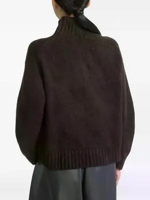 YVES SALOMON Funnel-neck Cashmere Sweater