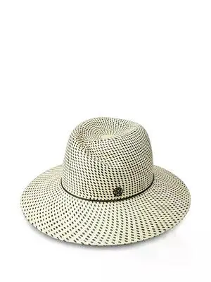 MAISON MICHEL Virginie Fedora Hat - Neutrals