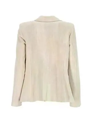EMME Corduroy-effect Single-breasted Blazer
