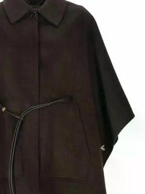 Agnona Belted Cape-style Coat