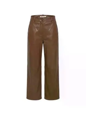 Ports 1961 Leather Wide-leg Trousers