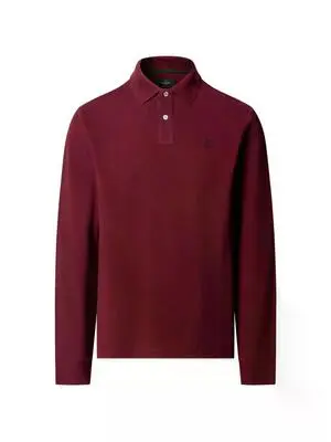 HACKETT LONDON Heritage Long-sleeve Polo Shirt - Red