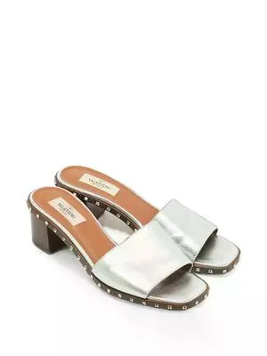Valentino Garavani Soul Rockstud Sandals - Silver