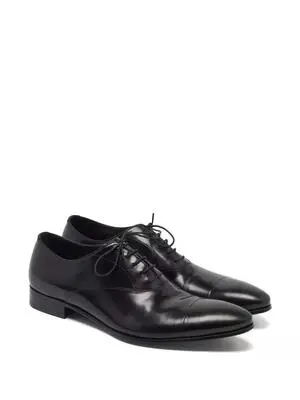 Prada Leather Oxford Shoes