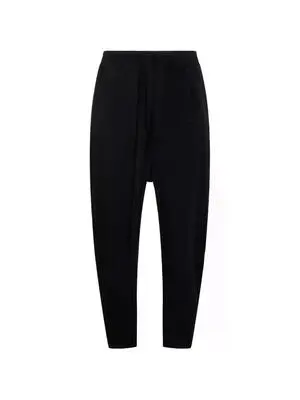 THOM KROM Drawstring Drop-crotch Trousers - Black