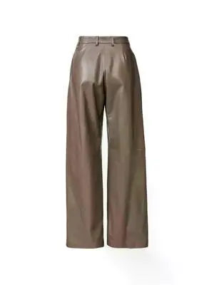 Fabiana Filippi Leather Palazzo Trousers