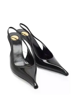 Saint Laurent Miller Wedge Slingback Pumps