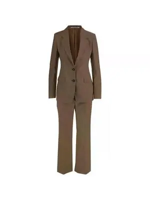 Tagliatore Single-breasted Wool Suit - Brown