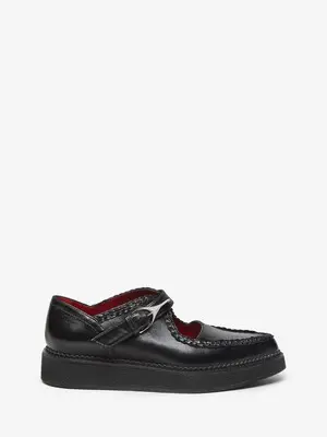 Alexander McQueen Wishbone Creeper - Black