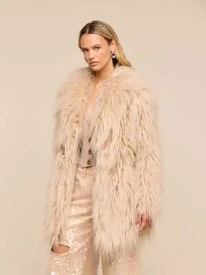 L'Agence Toira Faux Fur Coat