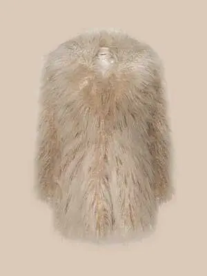 L'Agence Toira Faux Fur Coat