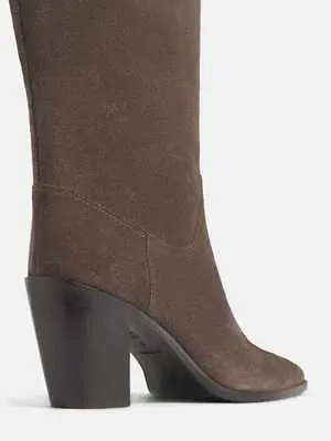 REFORMATION Dominique High Knee Boot - Grey