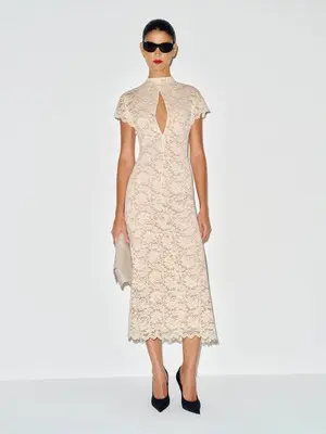 REFORMATION Yessica Dress Lace - Ivory