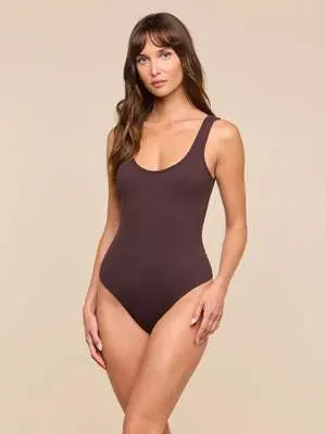 L'Agence Nica Scoopneck Bodysuit - Dark Java