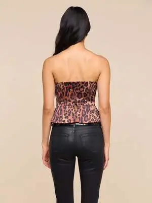 L'Agence Meliora Corset Peplum Top