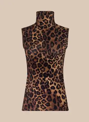 L'Agence Ceci Sleeveless Turtleneck