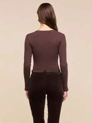 L'Agence Elara Scoopneck Bodysuit