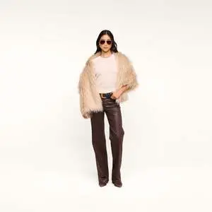 L'Agence Sabine Faux Fur Scarf