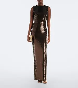 Roland Mouret Sequined Embellished Gown