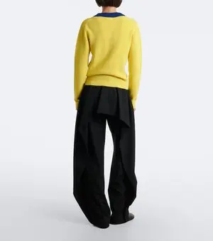 Loewe Wool Barrel-leg Pants