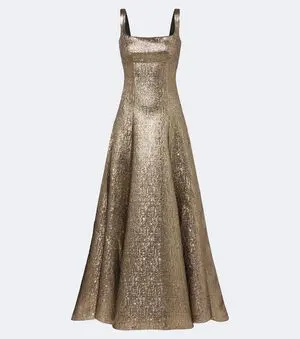 Roland Mouret Lamé Jacquard Gown