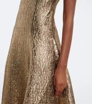 Roland Mouret Lamé Jacquard Gown