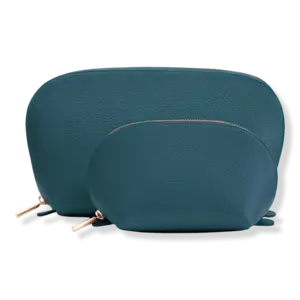 Cuyana Travel Case Set - Deep Ocean