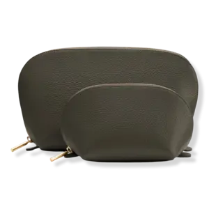 Cuyana Travel Case Set - Dark Olive