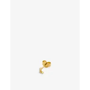 MISSOMA Pavé Initial L Earring