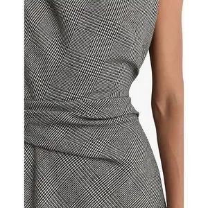 REISS Clara Cinched-waist Wool-blend Midi Dress
