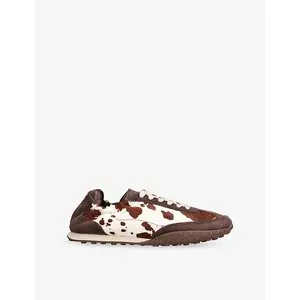 HOFF Bridge Leather Trainers - Dk.brn Com