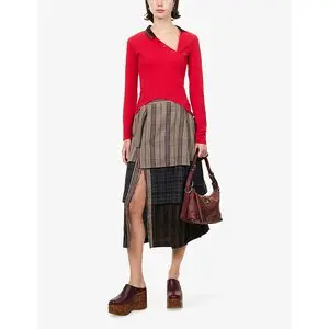 VIVIENNE WESTWOOD Glory Asymmetric Cotton Polo Shirt