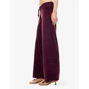 Juicy Couture Crystal-embellished Jogging Bottoms - Winetasting