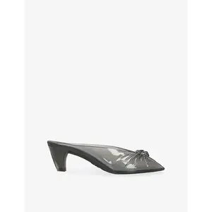 Chloé Square-toe Jelly Heeled Mules