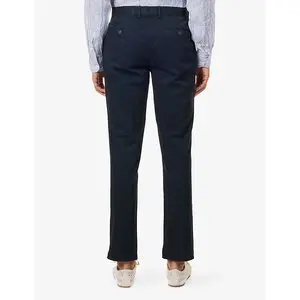 Sunspel Regular-fit Flat-front Stretch-cotton Chino Trousers